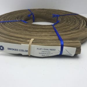 Reeds: Flat, Flat Oval, Round; Un-Smoked & Smoked, Flat Paper Fiber Splint